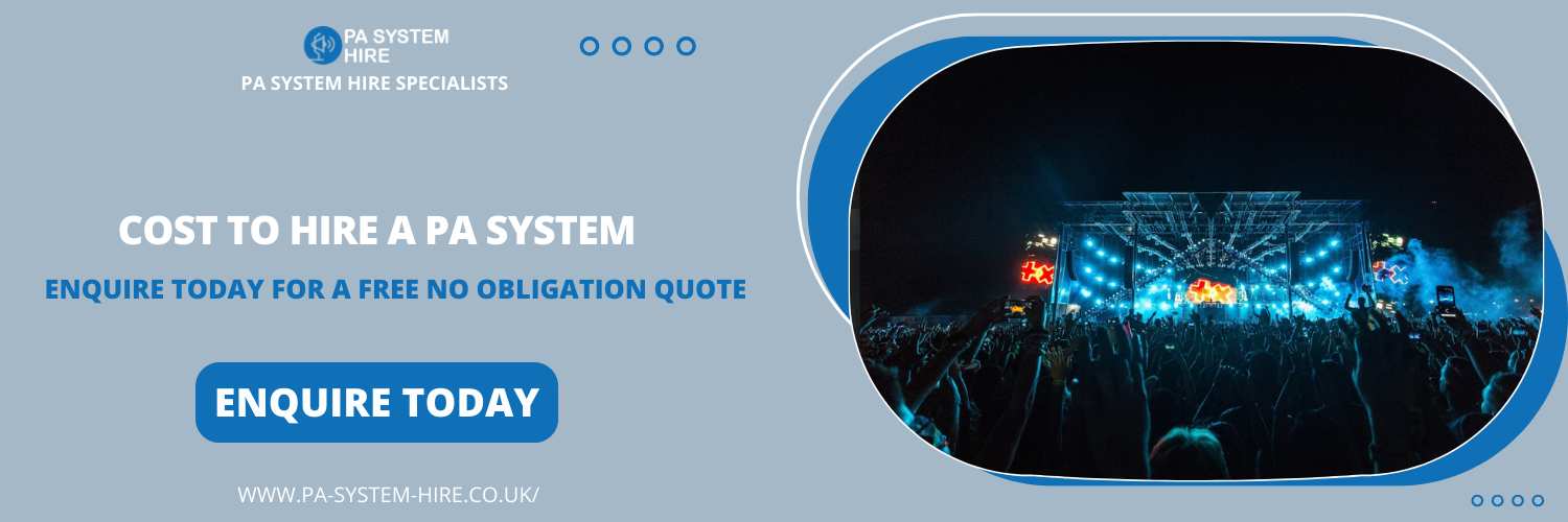 PA System Hire | Sound System Rental – Best PA System Hire Company